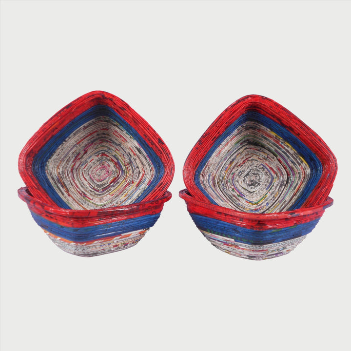 Recycled Paper Bowls / Mats / Baskets / Coasters – BAREFOOT