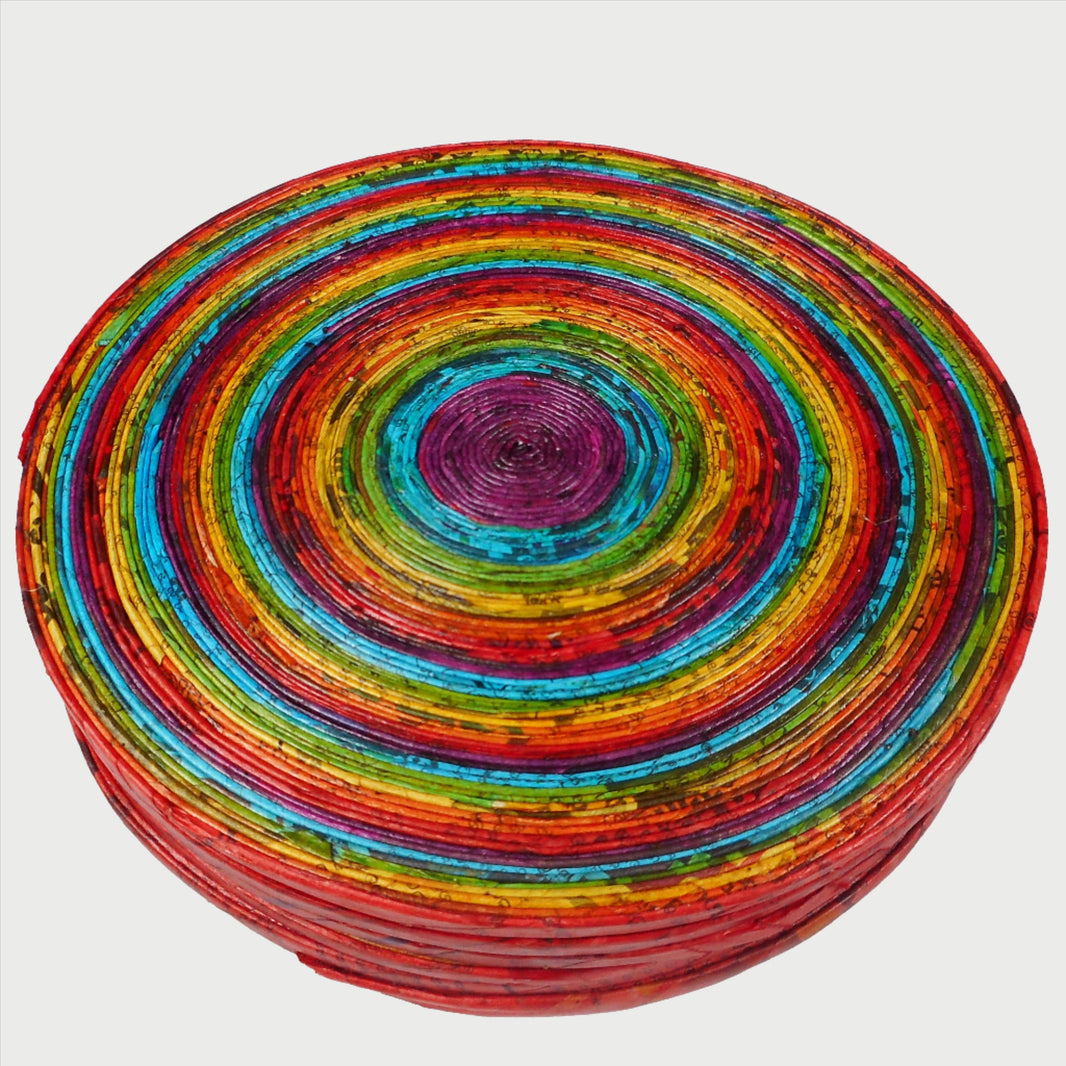 Recycled Paper Bowls / Mats / Baskets / Coasters – BAREFOOT